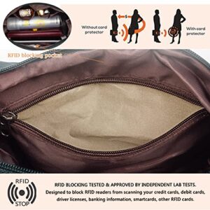 VOLGANIK ROCK RFID Anti Thief Crossbody Bag for Women Waterproof Shoulder Bag Messenger Bag Casual Nylon Purse Handbag