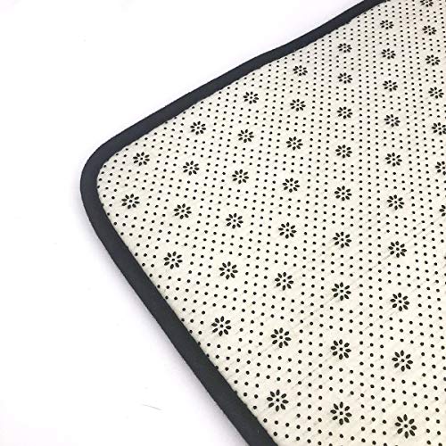 NiYoung Bedroom Living Room Kitchen Queen Size Kitchen Rugs Home Decor - Astrology Tarot Original Art Black Floor Mat Doormats Quick Dry Throw Bath Rugs Exercise Mat Throw Rugs Runner