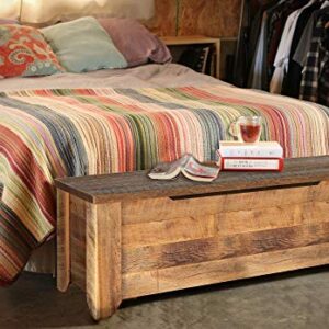 Storage Bench made from reclaimed barn wood - Storage Trunk