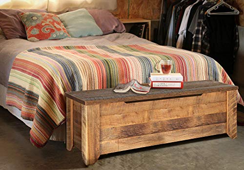 Storage Bench made from reclaimed barn wood - Storage Trunk