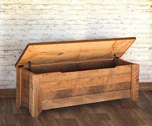 Storage Bench made from reclaimed barn wood - Storage Trunk