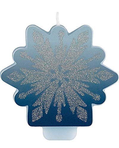 Amscan Frozen 2 Glitter and Decal Birthday Candle