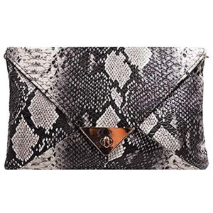 sherry women snakeskin handbag party evening bag clutch shoulder bag