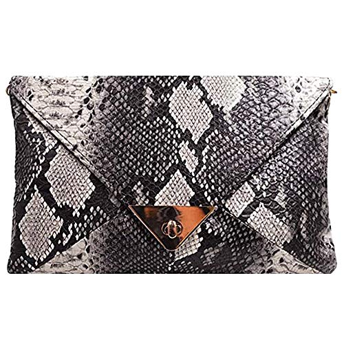 Sherry Women Snakeskin Handbag Party Evening Bag Clutch Shoulder Bag