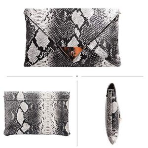 Sherry Women Snakeskin Handbag Party Evening Bag Clutch Shoulder Bag