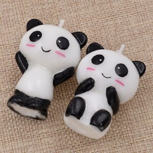 Cute Feeder Unicorn Panda Shape Birthday Candles Unique Party Cake Decor Gift