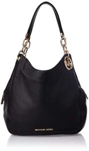 michael kors lg chain ​​shldr dead, black