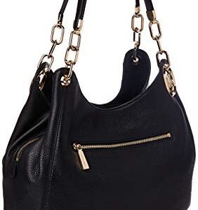 Michael Kors LG Chain ​​Shldr Dead, Black