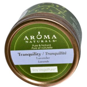 aroma naturals cndl,soy,trnql,bl,sm,tin, ct