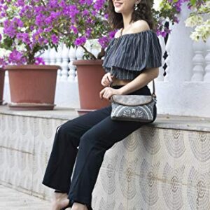 Myra Bag, Ancient Arch Crossbody Bag GRAY MULTI NS