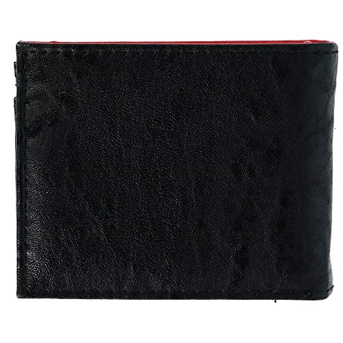 Marvel Deadpool Bi-Fold Boxed Wallet, Red & Black, One Size