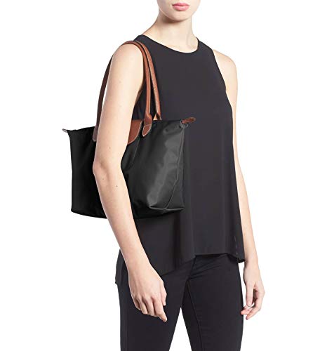 Longchamp 'Medium 'Le Pliage' Tote Shoulder Bag, Black