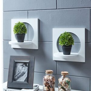 Danya B. Set of 2 Silhouette Shelves-White