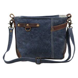 myra bag rivet upcycled leather shoulder bag s-1576