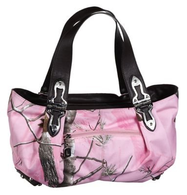 Emperia Women's Claire Realtree Tote, One Size, Realtree Pink Camouflage with Brown Trim