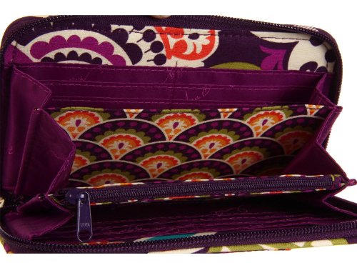 Vera Bradley Accordion Wallet Plum Crazy