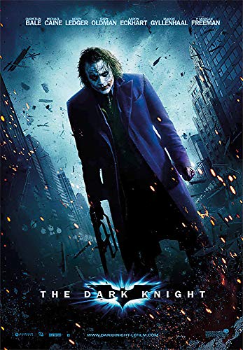 POSTER STOP ONLINE Batman - The Dark Knight - Movie Poster (Regular Style - The Joker) (Size 27" x 39")