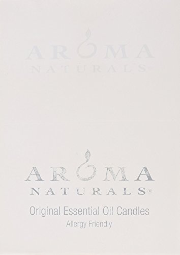 Aroma Naturals Votive Candles with Orange Clove and Cinnamon Essential Oil White Scented, Peace Pearl, 5.5x3.75x2 Inch (Pack of 6)