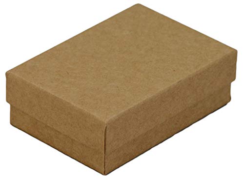 JPB Recycled Kraft Cotton Filled Jewelry Box #32 (Case of 100) 3.125 inches x 2.125 inches