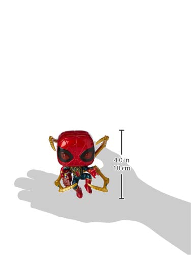 Funko Pop! Marvel: Avengers Endgame - Iron Spider with Nano Gauntlet, Multicolor (45138),3.75 inches