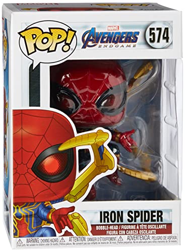 Funko Pop! Marvel: Avengers Endgame - Iron Spider with Nano Gauntlet, Multicolor (45138),3.75 inches