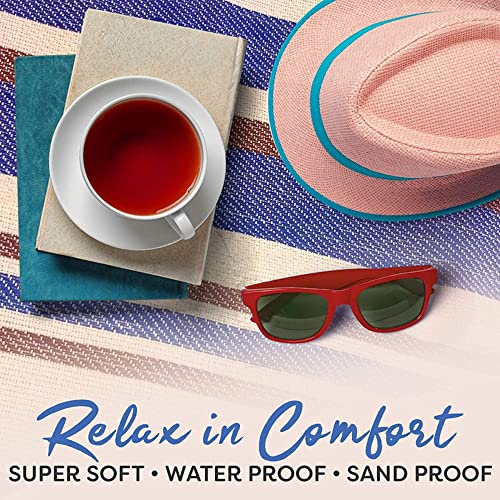 Scuddles SC-CM-01 Extra Large Picnic & Outdoor Dual Layers for Outdoor Water-Resistant Handy Mat Tote Spring Summer Camping Blanket for The Beach