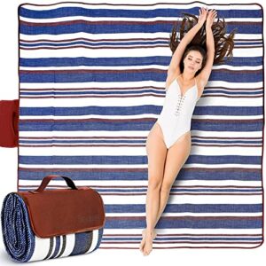 Scuddles SC-CM-01 Extra Large Picnic & Outdoor Dual Layers for Outdoor Water-Resistant Handy Mat Tote Spring Summer Camping Blanket for The Beach