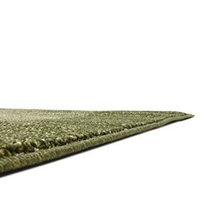 Unique Loom Del Mar Collection Area Rug-Transitional Inspired with Modern Contemporary Design, 6' 0" x 9' 0", Light Green/Beige