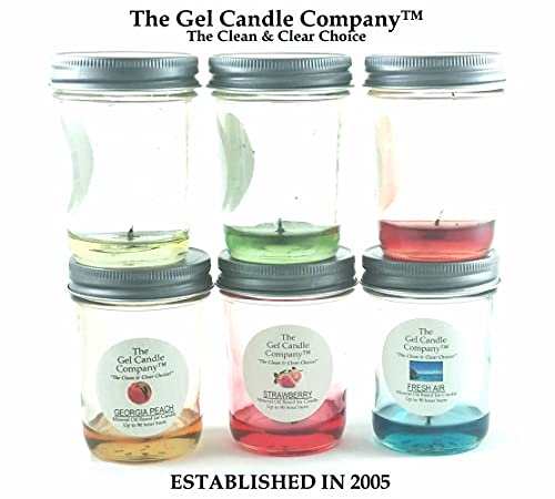 Georgia Peach Scented Mineral Oil Based Up to 90 Hour Classic Jar by The Gel Candle Company