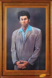 the kramer portrait seinfeld faux frame tv cool wall decor art print poster 24×36