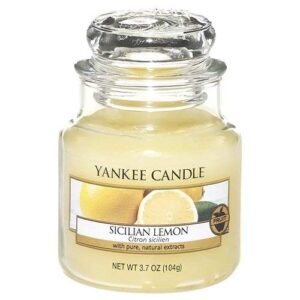 yankee candle small jar candle, sicilian lemon