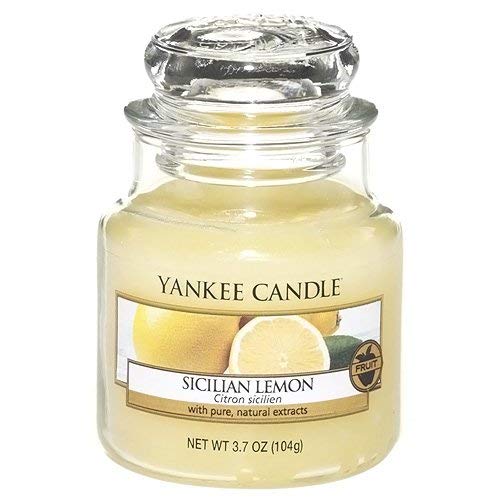 Yankee Candle Small Jar Candle, Sicilian Lemon