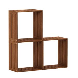 furinno fg181364 tioman stacking shelf, natural