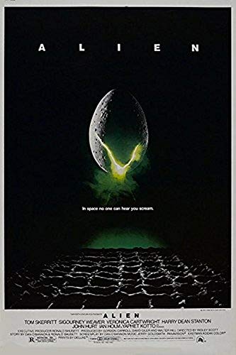 Buyartforless POSTER Alien Sigourney Weaver 1979 36x24 Movie Art Print Poster Ridley Scott, Multicolor (PW 51543)