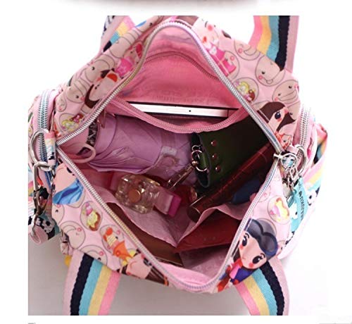 Fang Shan Women Doll Waterproof Nylon Handbag Ladies Bag One Shoulder Cross-body Bags Handbags Mom