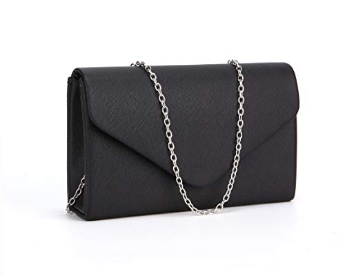 Nodykka Purses and Handbags Envelope Evening Clutch Crossbody Bags Faux Learther Classic Wedding Party Bag for Women