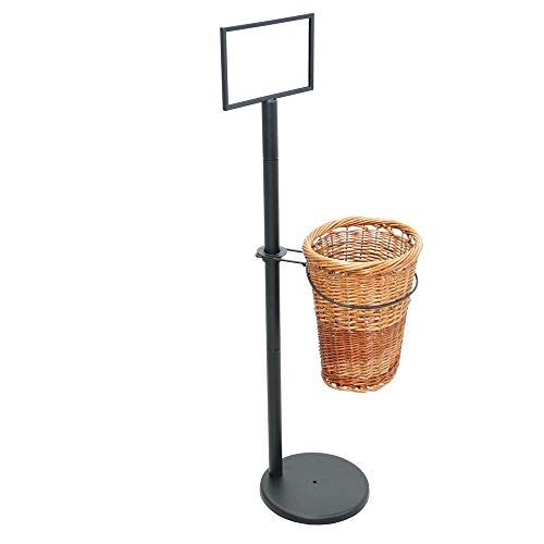 Mobile Merchandisers Single Basket Stand