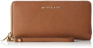 leather continental wristlet