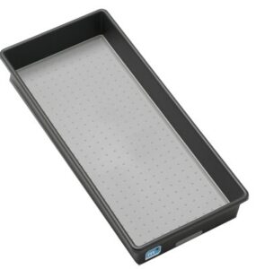 madesmart housewares 95-29656-06 15″ x 6″ x 2″, granite storage trays/ bins – quantity 7