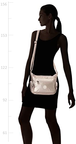 Kipling Women's Gabbie Small Crossbody, Lightweight Everyday Purse, Casual Shoulder Bag, Metallic Glow