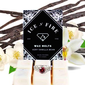 ice n fire very vanilla bean ring wax melt (hidden ring valued up to $5,000)