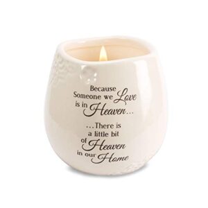 pavilion gift company 19177 in memory of loved one ceramic soy wax candle 8 oz