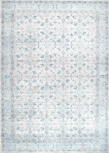 nuLOOM Vintage Rio Area Rug, 6' 7" x 9', Aqua