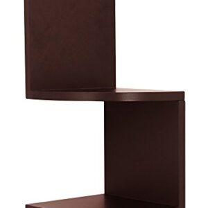 Kiera Grace Priva Corner Shelf, Set of 2, Espresso