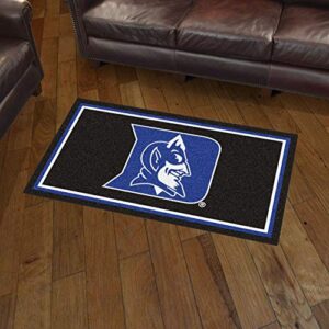 FANMATS 19739 NCAA Duke Blue Devils 3ft. x 5ft. Plush Area Rug | Sports Fan Area Rug, Home Decor Rug and Tailgating Mat