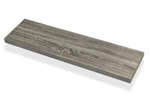 ltl home products wsavln1036ak avalon floating wall shelf kit, 10″ x 36″ x 1.5″, ash oak