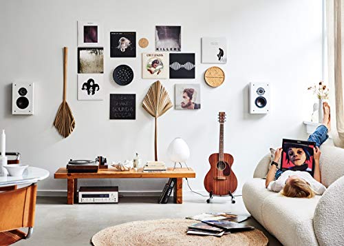 Twelve Inch Vinyl Floating On Your Wall - No Frames, No Visible Support Original - Natural