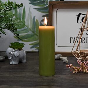 Zest Candle Pillar Candle, 2 by 6-Inch, Sage Green