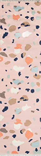 Novogratz by Momeni Jem Terri Area Rug, 2'3" X 8' Runner, PINK