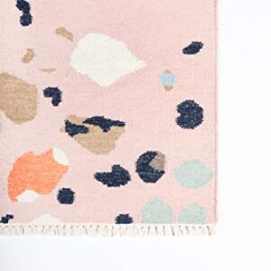 Novogratz by Momeni Jem Terri Area Rug, 2'3" X 8' Runner, PINK